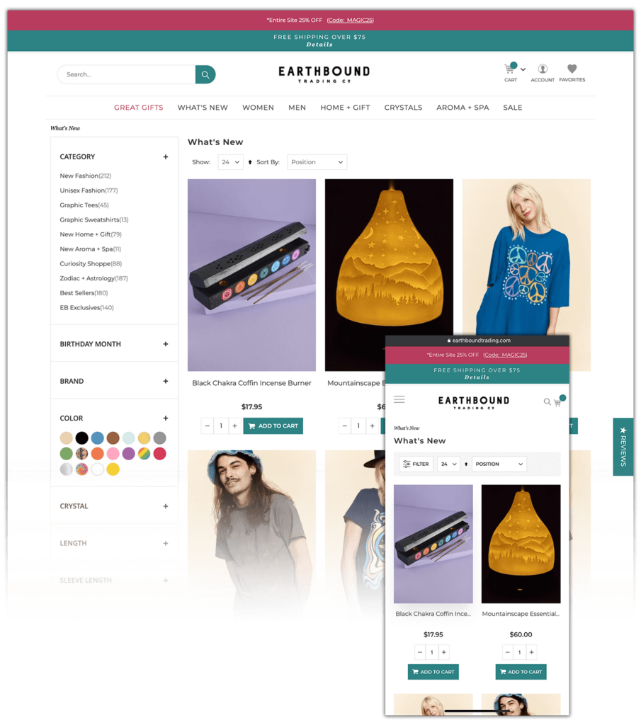 Earthbound Trading Company - Capocommerce